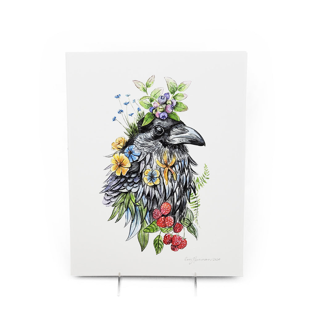 "Raven" Print – Handwork Ithaca's Artist Cooperative