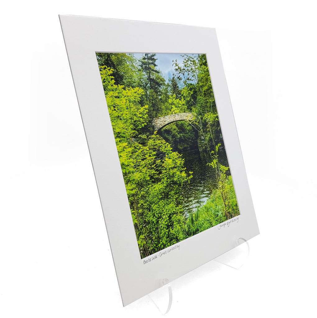 "Beebe Lake Bridge" Print – Handwork Ithaca's Artist Cooperative