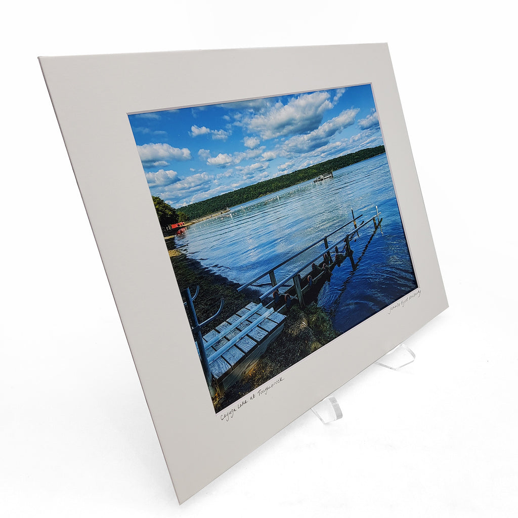 "Cayuga Lake At Taughannock" Print – Handwork Ithaca's Artist Cooperative