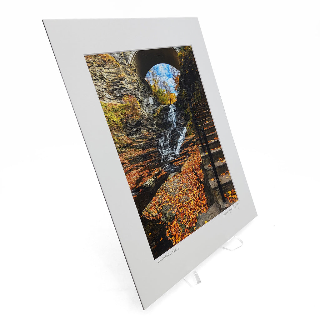 "Stairs At Cascadilla in Autumn" Print – Handwork Ithaca's Artist ...