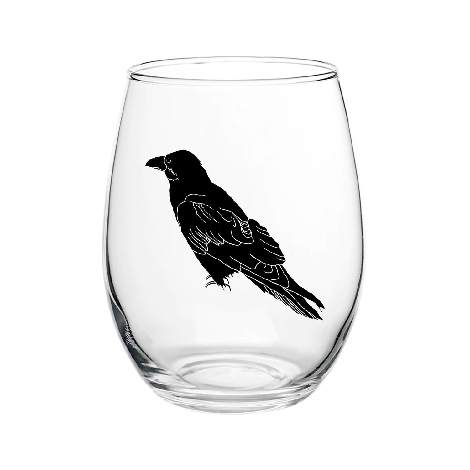 Raven Wine Glass – Handwork Ithaca's Artist Cooperative