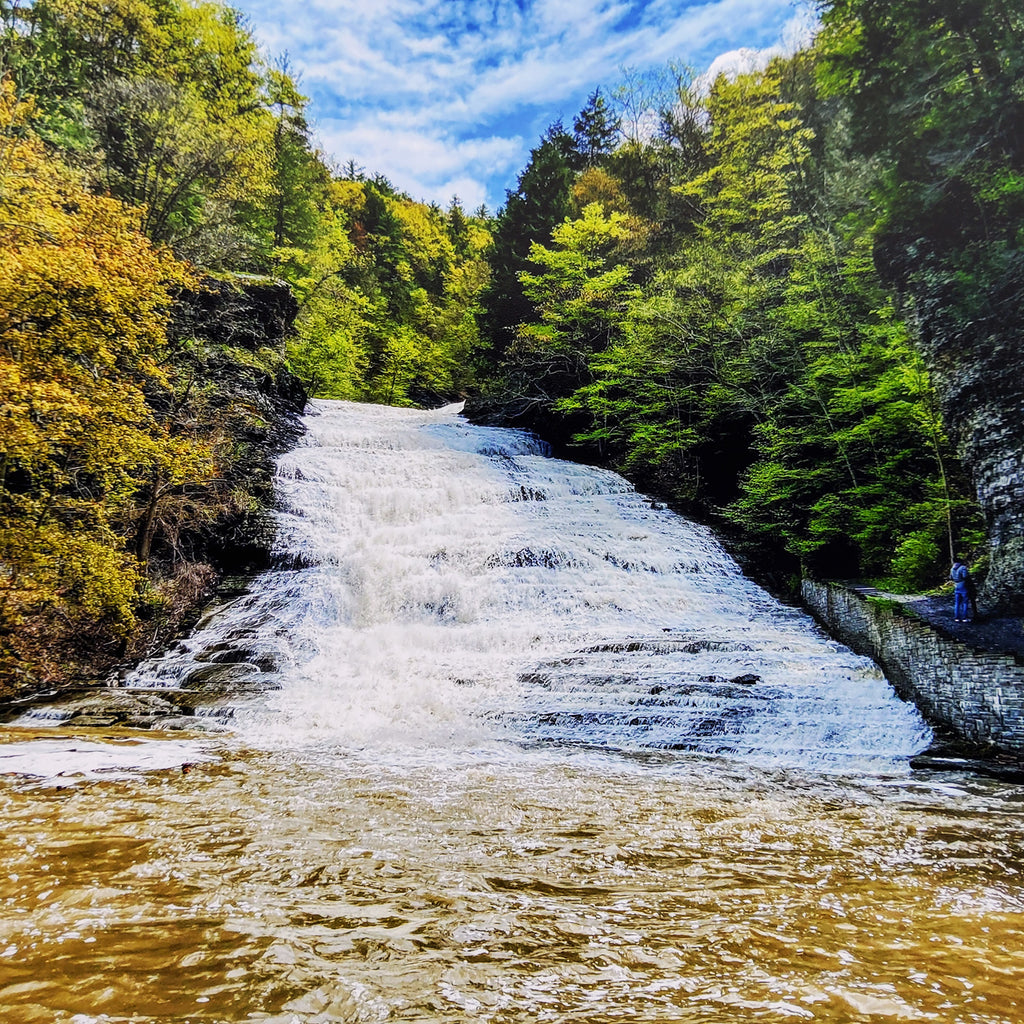 "Buttermilk Falls" Print – Handwork Ithaca's Artist Cooperative