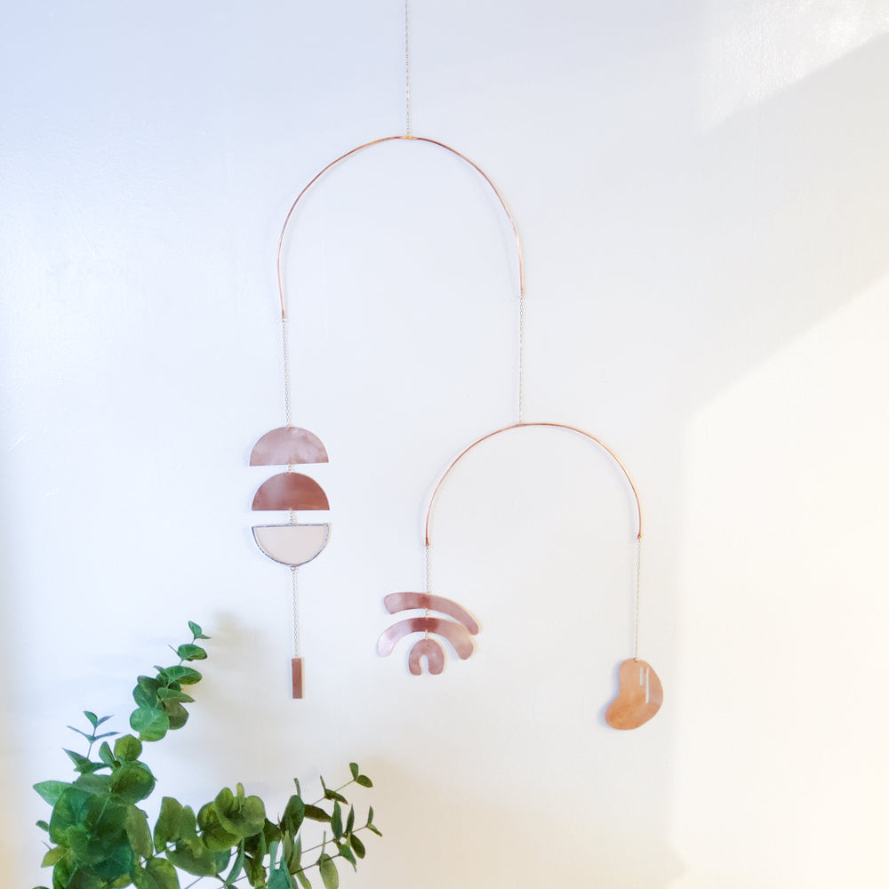 2 Tier Mobile, Pebbles and Copper – Handwork Ithaca's Artist Cooperative