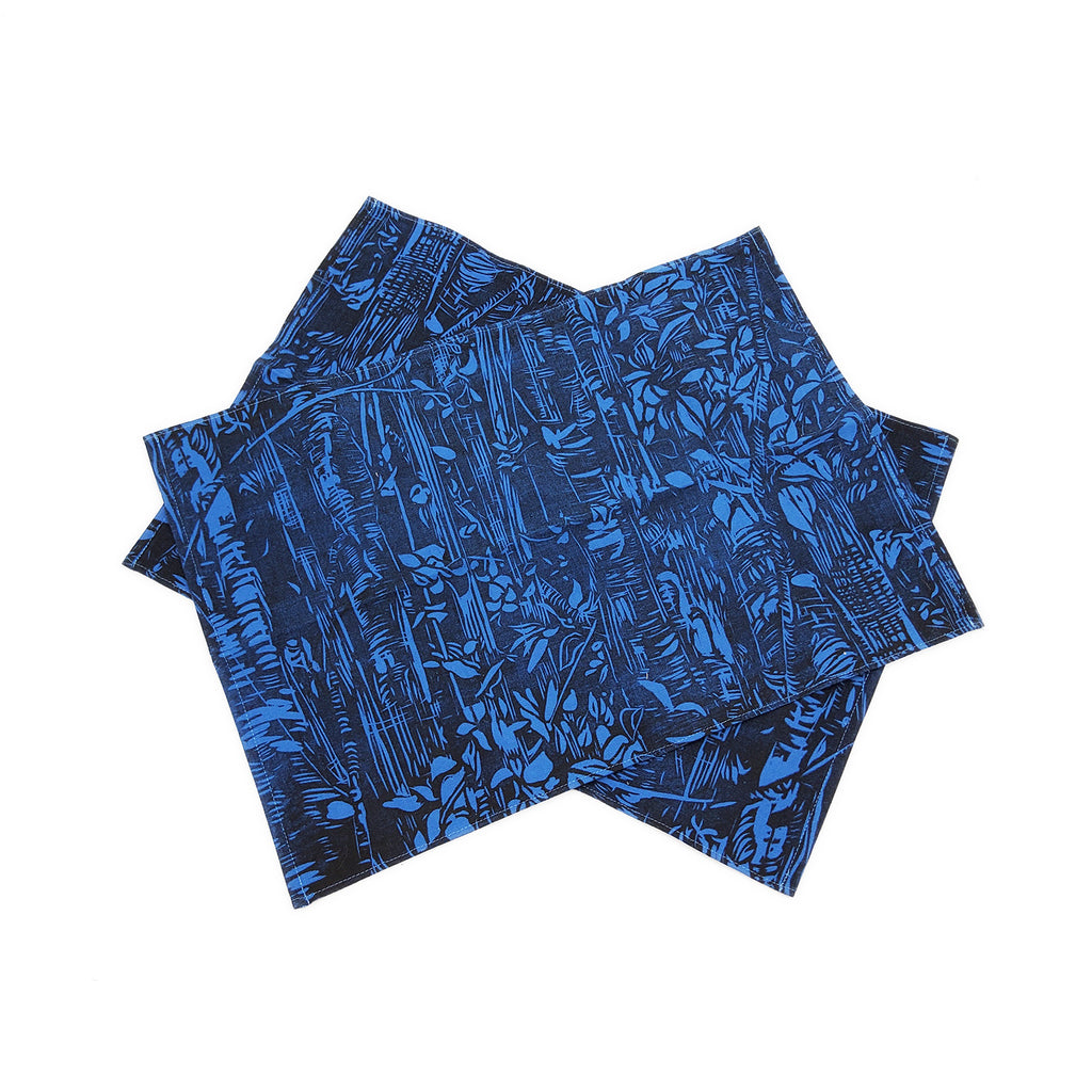 Royal Blue Tamarack Placemat Set – Handwork Ithaca's Artist Cooperative