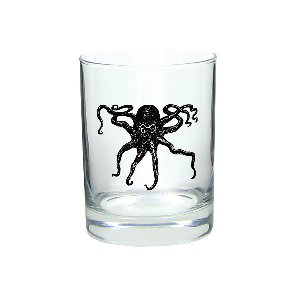 Octopus Kraken Rocks Glass – Handwork Ithaca's Artist Cooperative